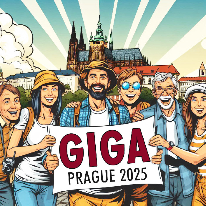 Praha 2025 je GIGA :: 25 Years Of Geocaching - Praha 2025